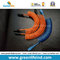 Custom Orange/Blue Anti-lost Spring Lanyard Semi-finished Tethers w/Connectors supplier