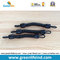 Black Plastic Spring String Key Chain Straps Waiting for Swivel Hooks supplier