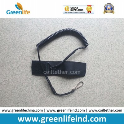 Wire-reinfored Pistol Lanyard for Duty/Basic Belt Loop w/Delux Swivel on One End supplier