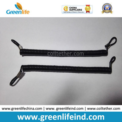 Elastic Spiral Construction Field Stopdrop Tooling Coil Lanyard Cable w/ Press-in Hook supplier