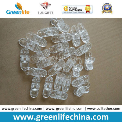 PC Material Transparent Clear Big Alliagator Clips 37x13MM supplier