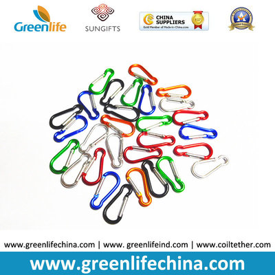 Factory Direct Offer Colorful Aluminum D Shape Carabiner Clips Not for Climbing supplier